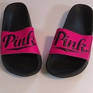 PINK Victoria's Secret Shoes | Victorias Secret Pink Cheeky Slide Beach ...
